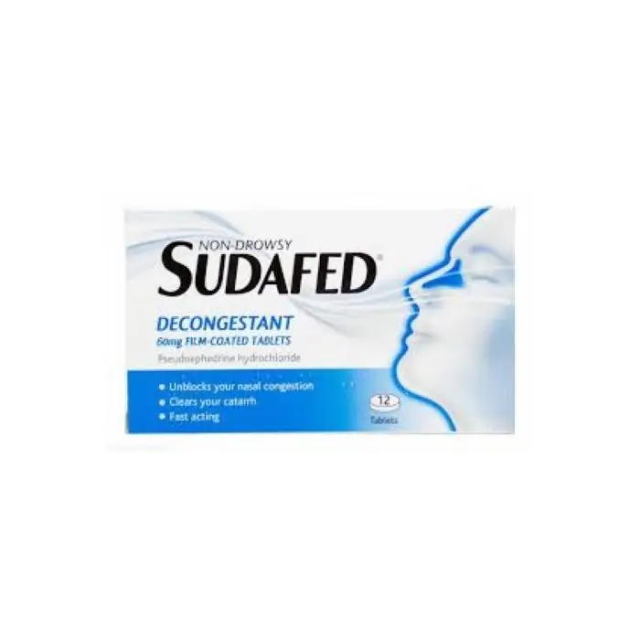 Sudafed | Liquid | Decongestant | Blocked Nose | Cold | Flu