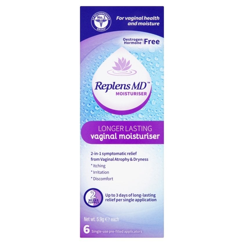 Replens MD Longer Lasting Vaginal Moisturiser 6 Pack | Marron's Pharmacy
