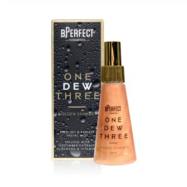 BPerfect | Setting Spray | One Dew Three | Golden Shimmer