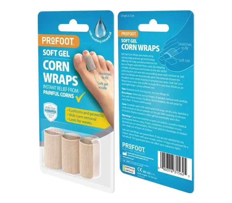 ProFoot | Soft Gel | Corn Wraps | Relief For Painful Corns